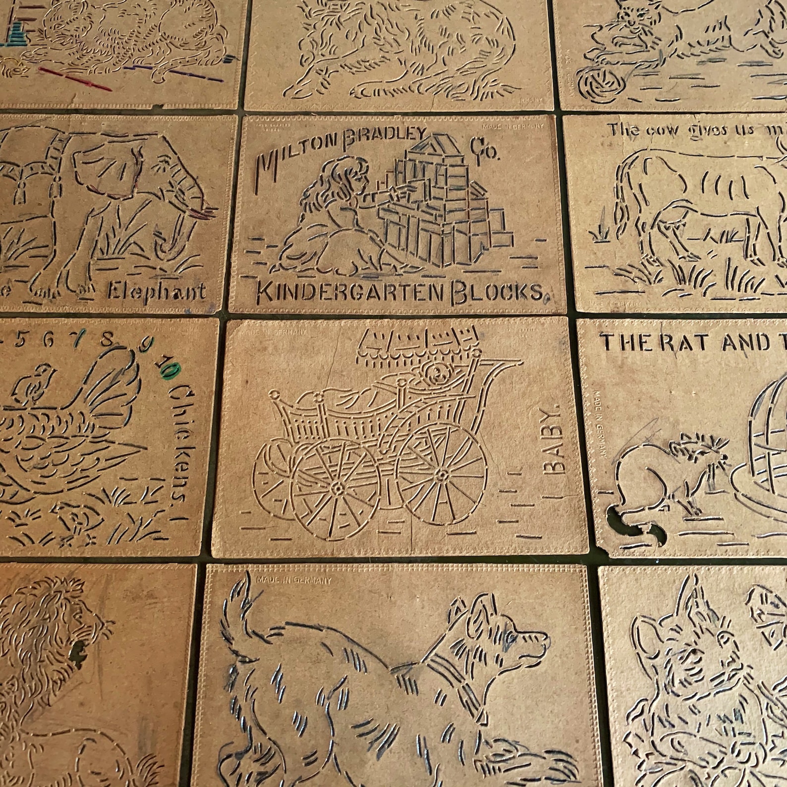 Vintage Paper Stencils From Germany for Farmhouse Decor, Embroidery ...