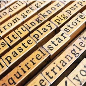 Vintage Bullet Journal Stamp, Large Star Stamp, Shapes Rubber Stamps ...