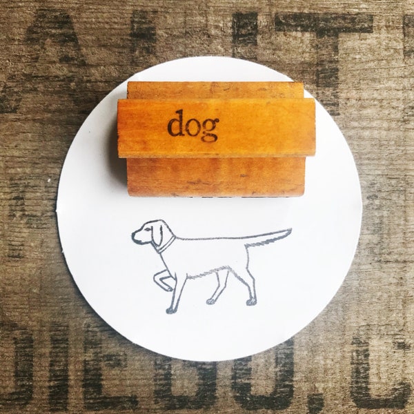 Dog Rubber Stamp - Etsy