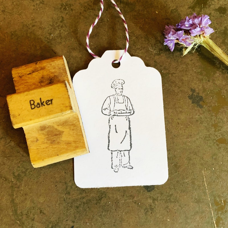 Chef Rubber Stamp - Etsy