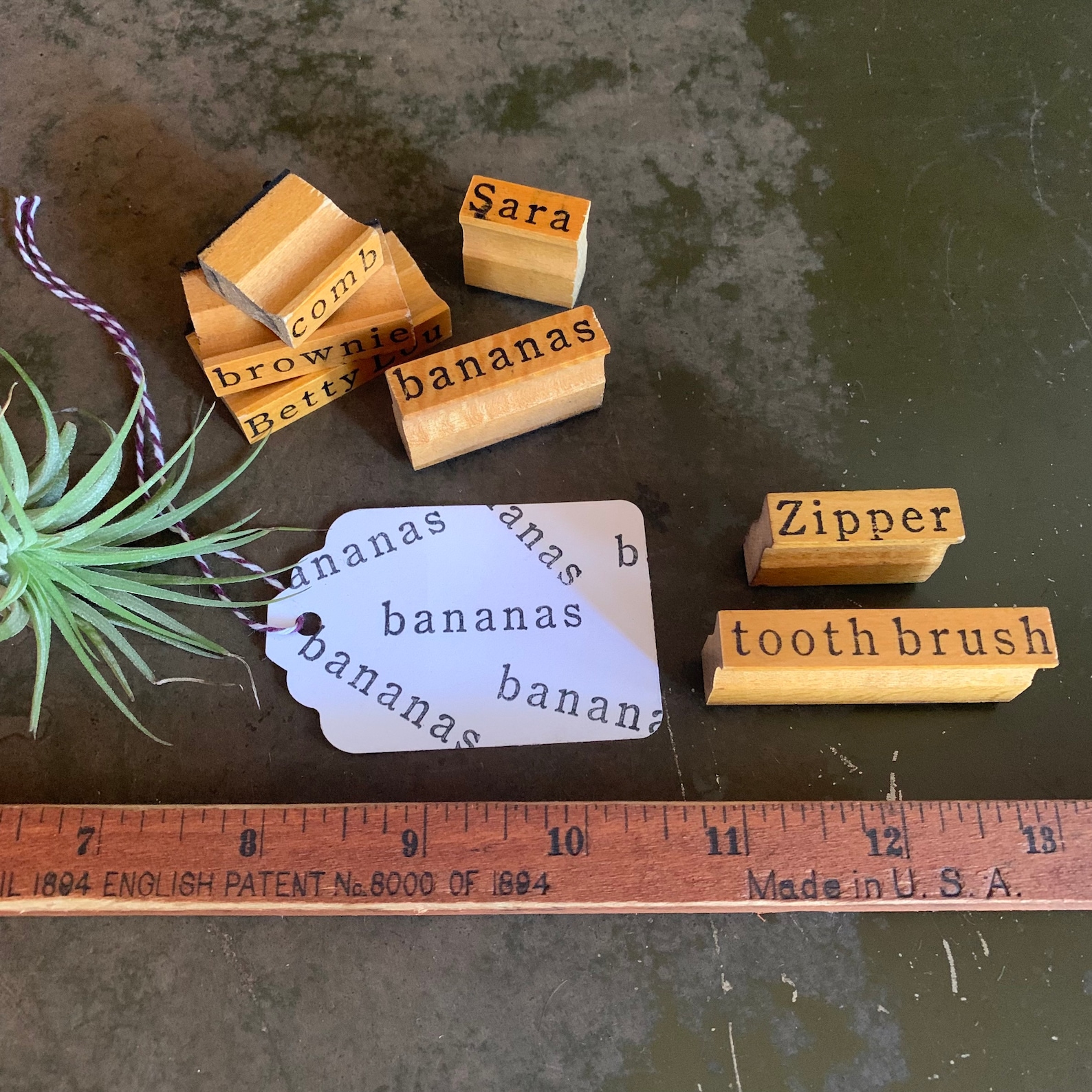 Names & Rare Words Vintage Word Stamps Junk Journal Stamps - Etsy