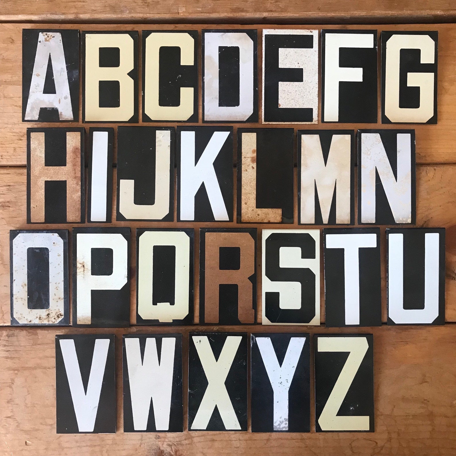 3 1/4 Vintage Industrial Letters Unitype Metal Sign Letters - Etsy ...