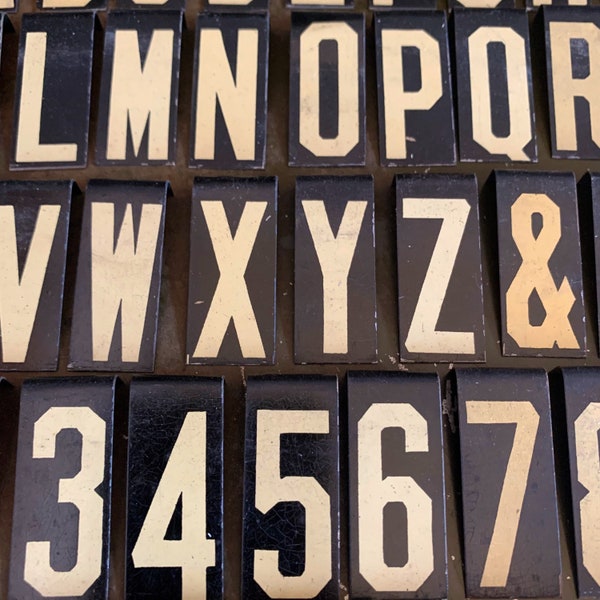 Vintage Wall Letters - Etsy