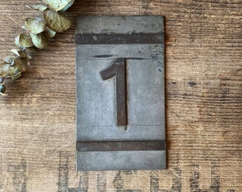 Vintage Number 1 - Etsy