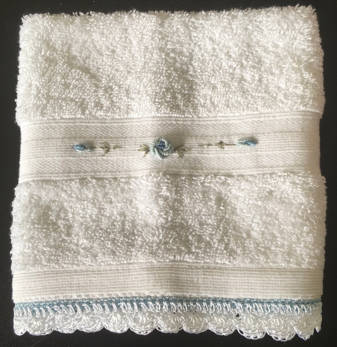 Large Embroidered Face Washer - Etsy New Zealand