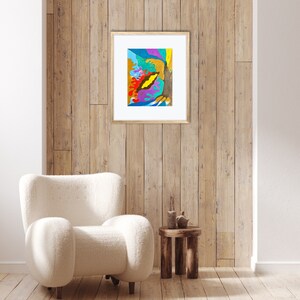 Invisible Connections Intuitive Art Framed Acrylic Painting on Canvas ...