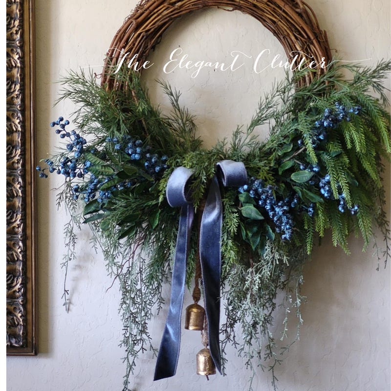 Blueberry Wreath - Etsy
