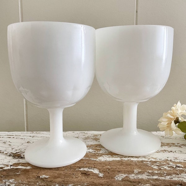 Large Milk Glass - Etsy