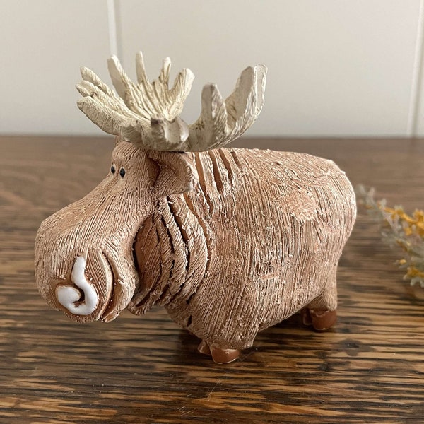 Moose Figurine - Etsy