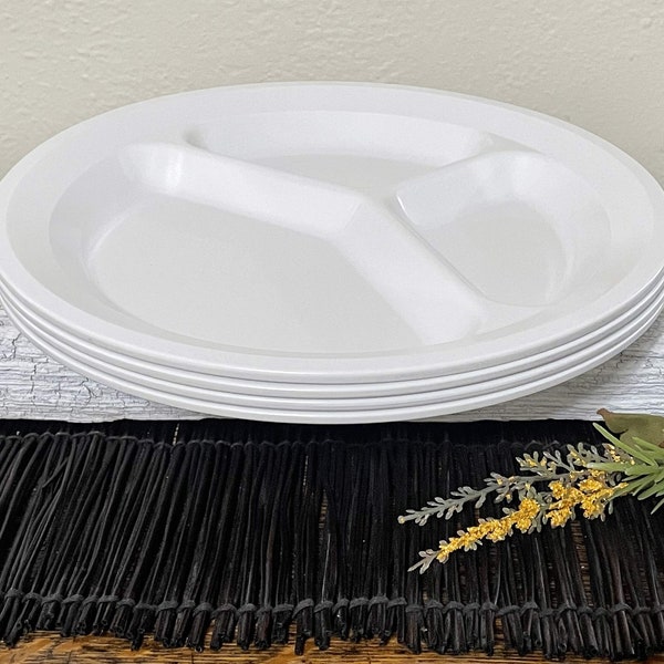 Melamine Divided Plate - Etsy