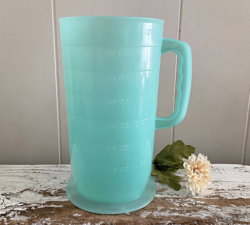 Blisscraft of Hollywood 1960s Large Jadeite Plastic Pitcher, 64 Oz, No ...