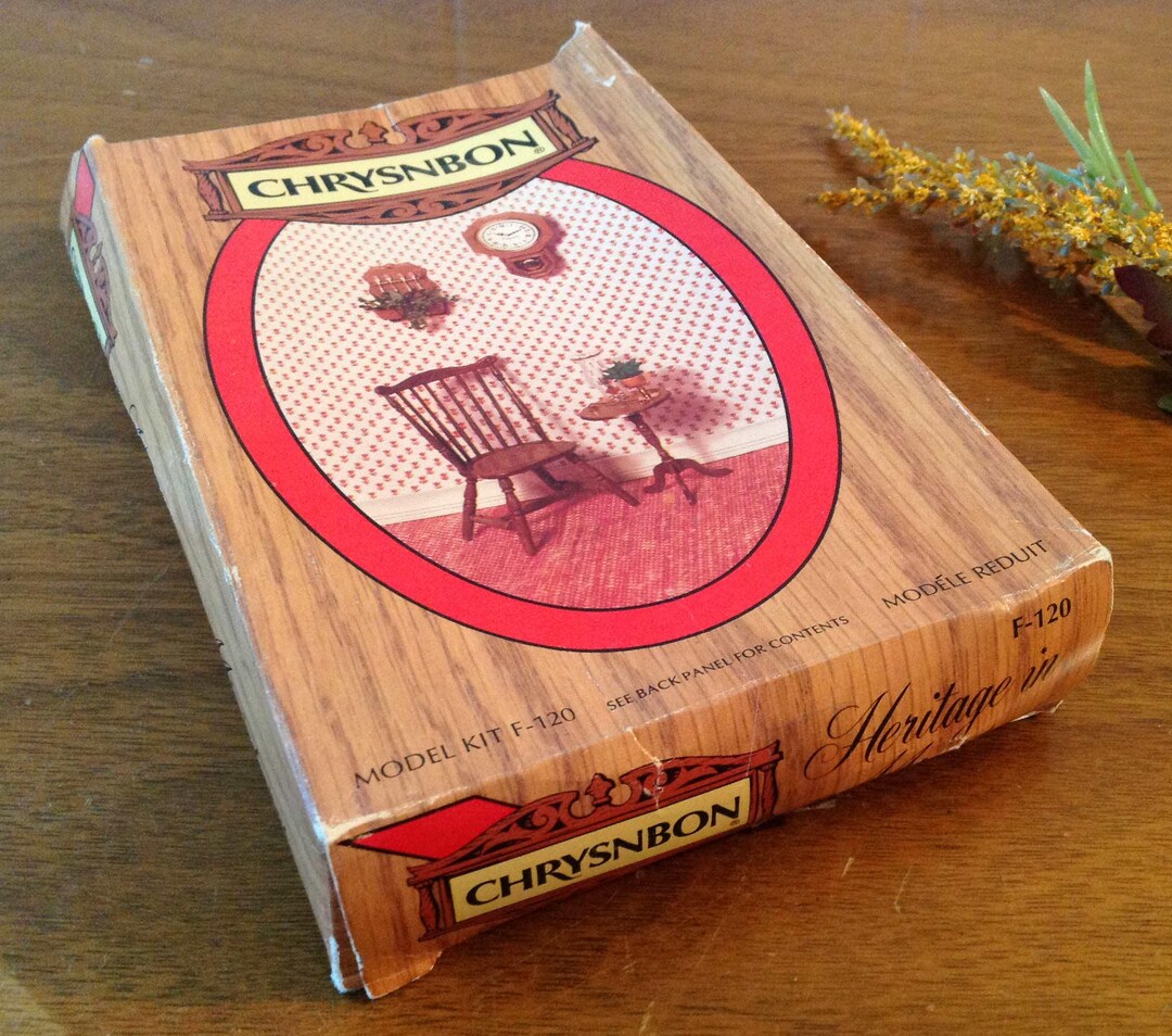 Vintage Chrysnbon Dollhouse Model Kit F-120, Heritage in Miniatures ...