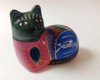 Folk art cat | Etsy