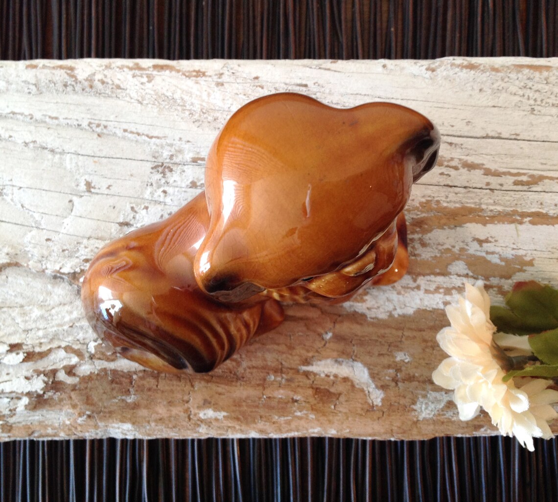 Vintage Eastgate Pottery Pekingese Dog Figurine, Collectible, Caramel ...