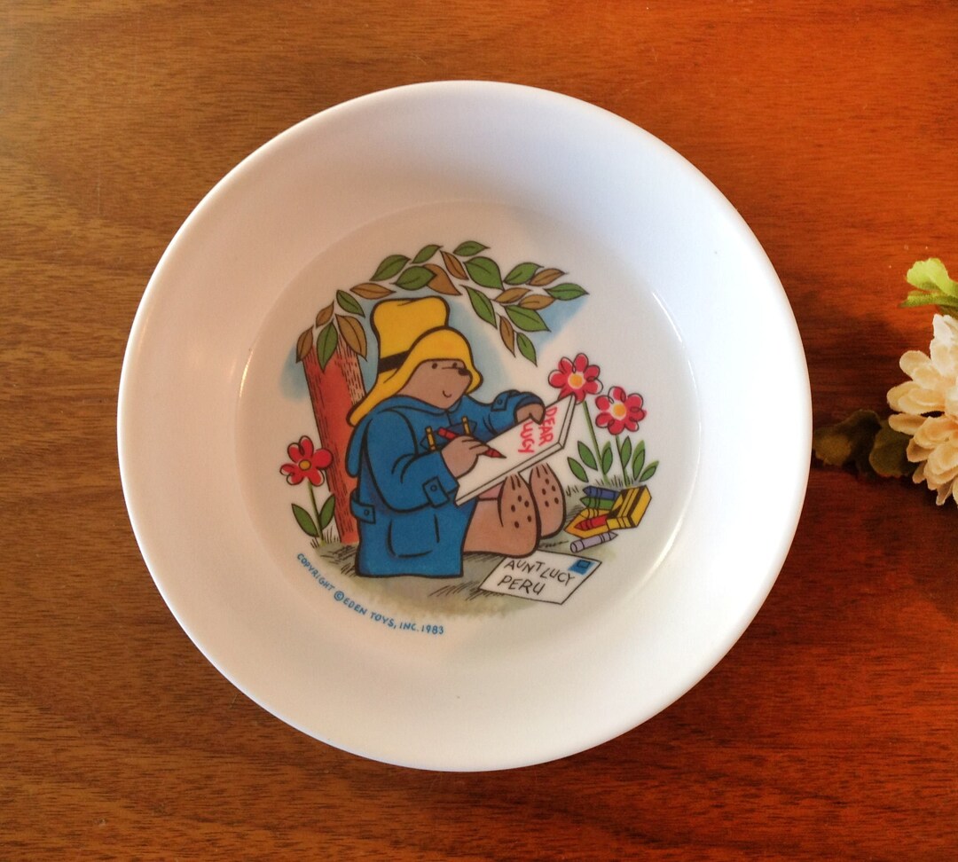 Vintage Paddington Bear Child's Melamine Bowl, Eden Toys 1983, Silite ...