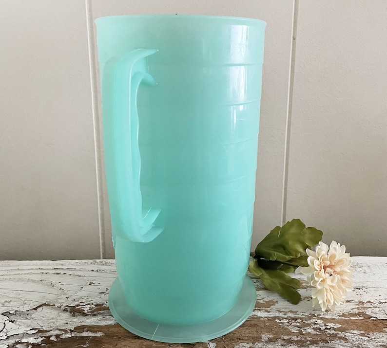 Blisscraft of Hollywood 1960s Large Jadeite Plastic Pitcher, 64 Oz, No ...