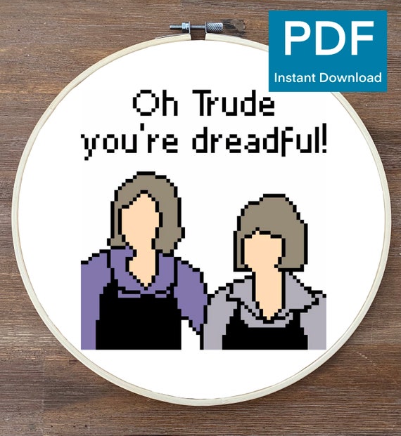 Kath and Kim Trude and Prue Oh Trude You're Dreadful - Etsy