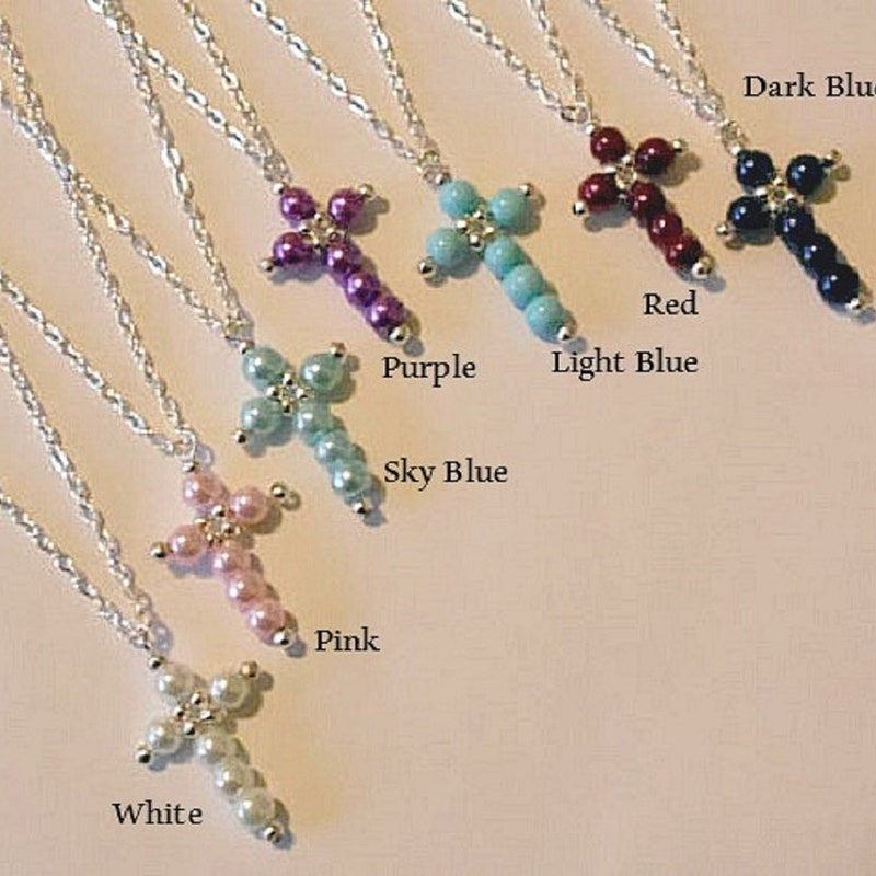 Glass Cross Bead - Etsy