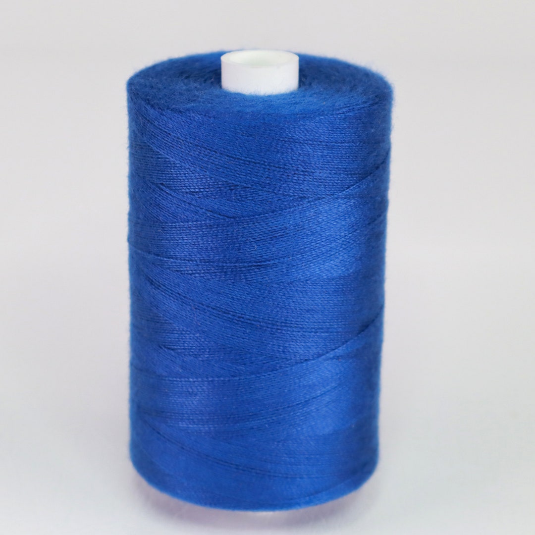 Bead Crochet Thread for 15/0 Seed Beads, Blue Color, 1000m Spool, 50 ...