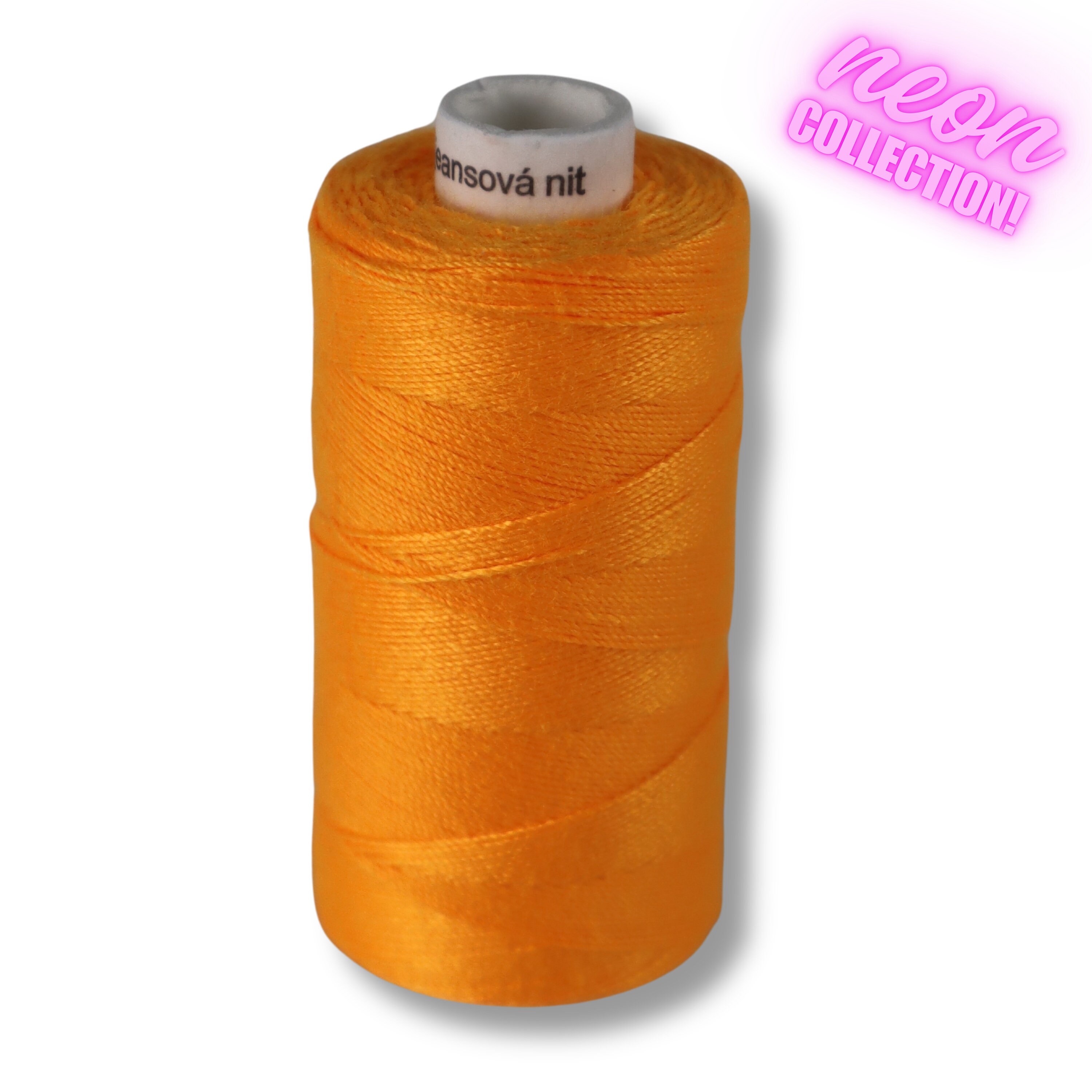 Bead Crochet Thread Neon Light Orange Color for Small Seed Beads, for ...