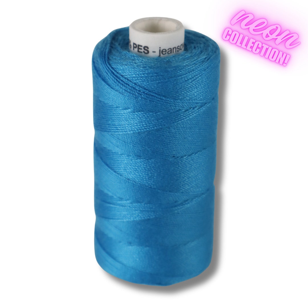 Bead Crochet Thread Neon Blue Color for Small Seed Beads, for 11/0, 8/0 ...