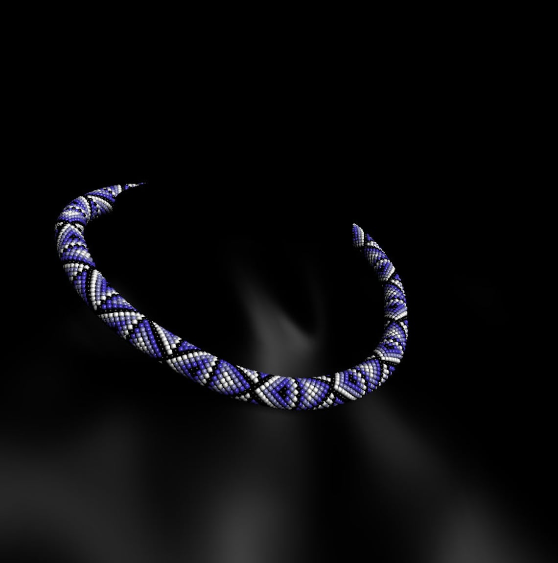 Bead Crochet PDF Pattern Triangles PDF Pattern for Bead Necklace Bead ...