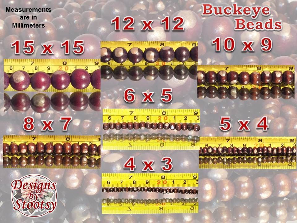 Buckeye Beads 5mm x 4mm - Item #9005