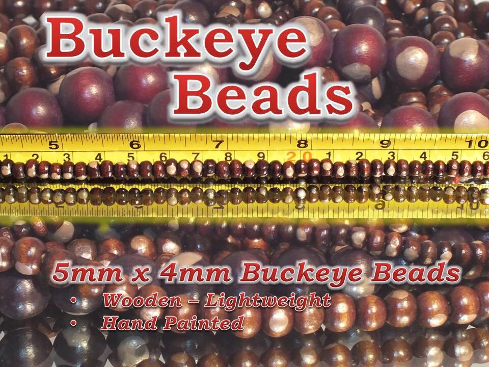 Buckeye Beads 5mm x 4mm - Item #9005