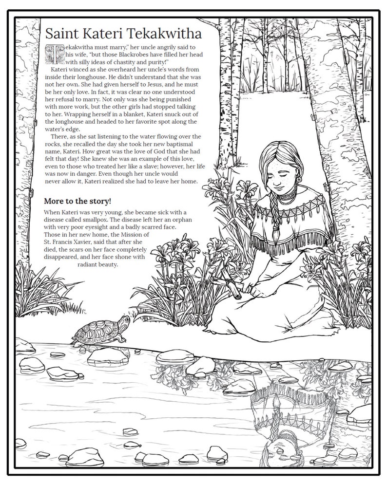 Living Sparks of God: Stories of Saints for Young Catholics to Color ...