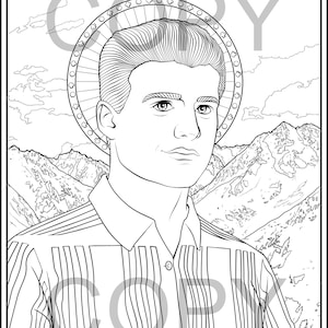 Blessed Pier Giorgio Frassati Coloring Pages - Etsy Canada