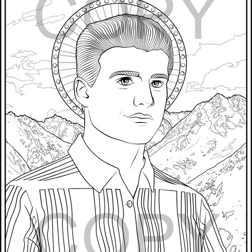 Carlo Acutis Coloring Page Coloring Pages