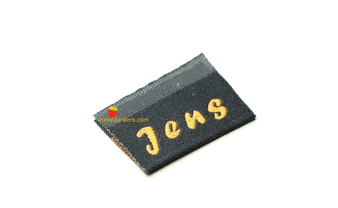 250 Custom Fabric Tags Woven Fabric Labels Custom Sewing - Etsy
