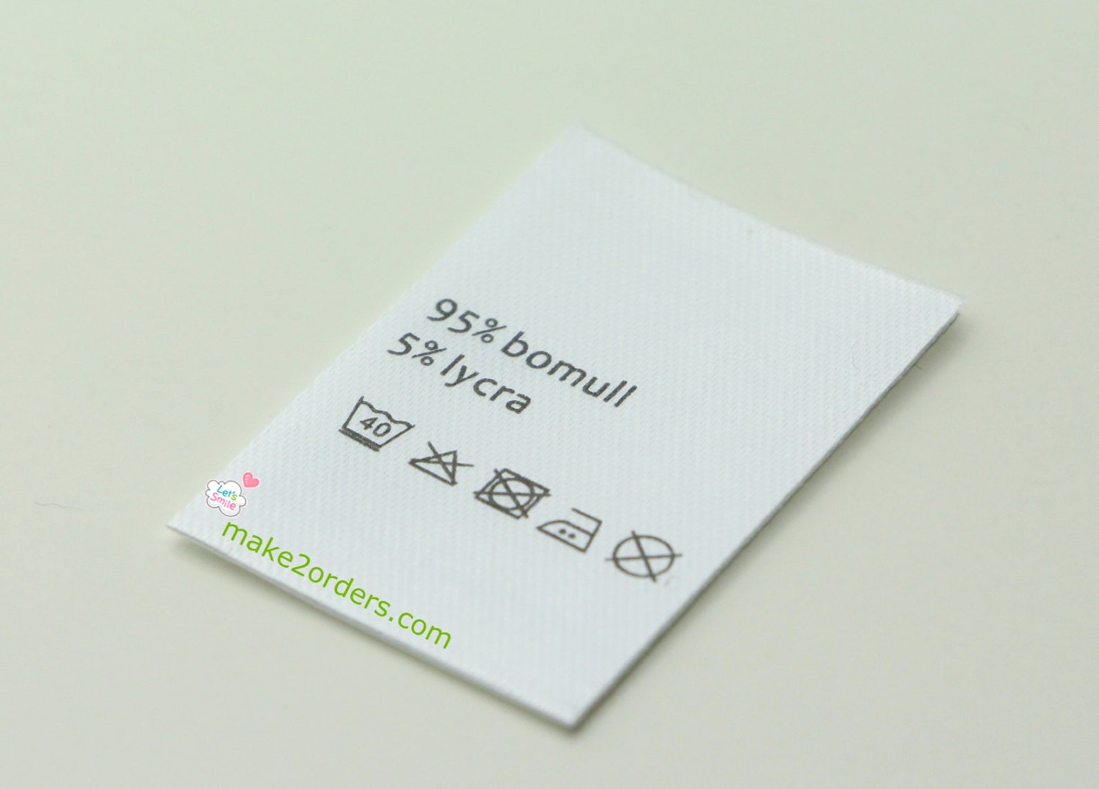 Fabric Care Labels Sew on Labels Printing Labels Satin - Etsy