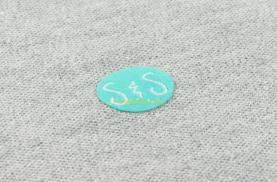 100 Iron on Custom Tag Iron Labels Custom Iron on Label | Etsy