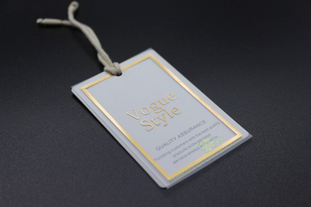 Custom Dual Swing Tags, Custom Clothing Tag, Hang Tag Custom, Dual Hang ...