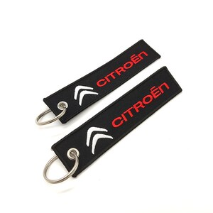 Car Keyring, Car Key Tags, Woven Car Keychain, Embroidery Keychain ...