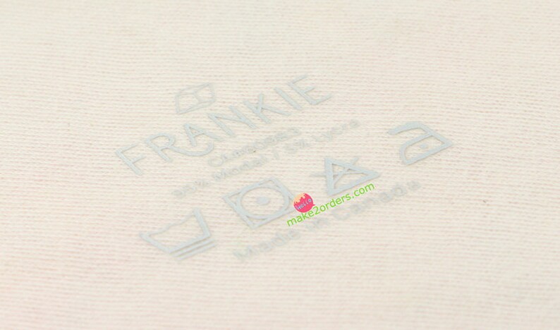 2000 Custom Iron On Personalize Iron Tag Iron on Name Tags | Etsy