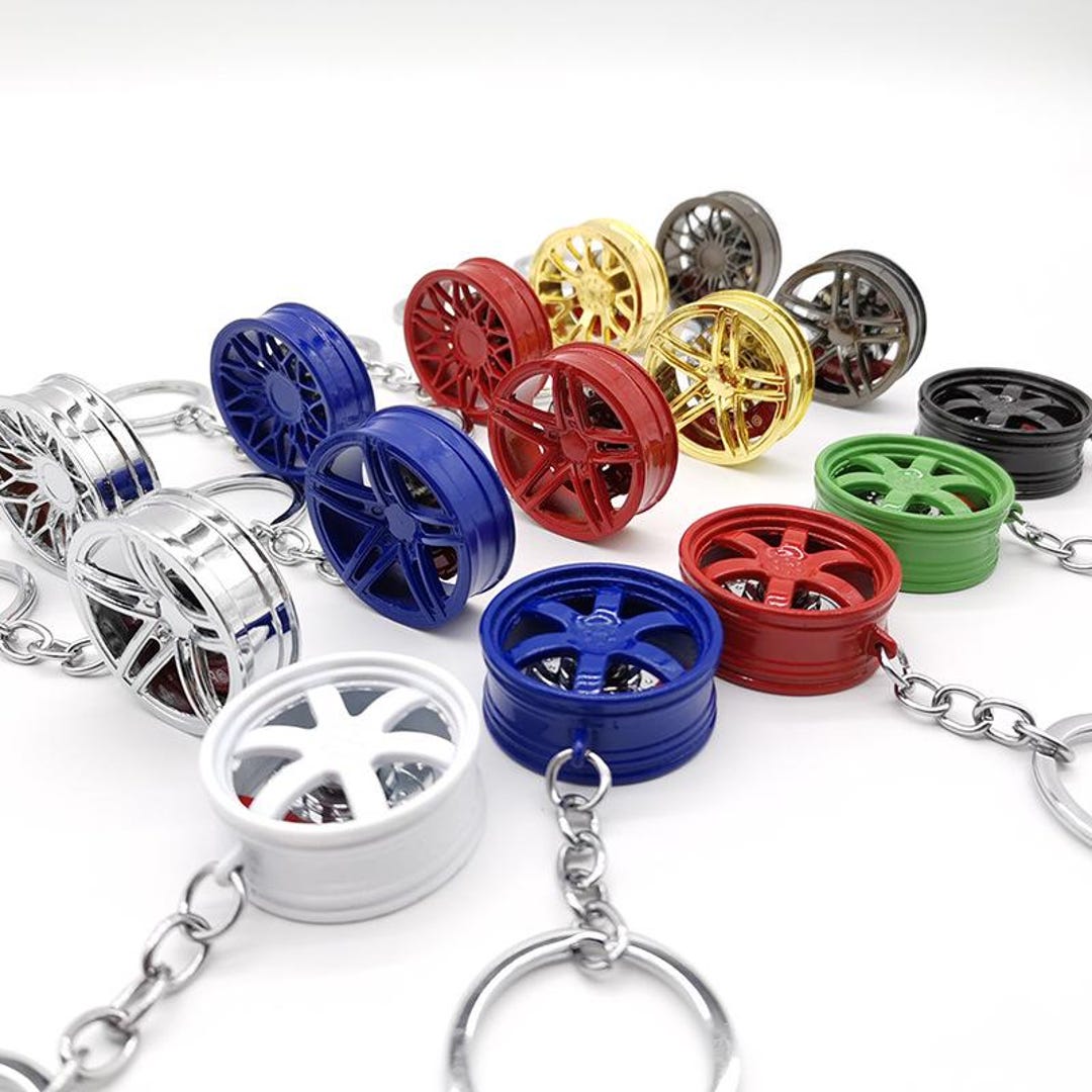 Car Rim Model, Zinc Alloy Wheel Hub, Wheel Boss Keyring, Tyre Rim ...