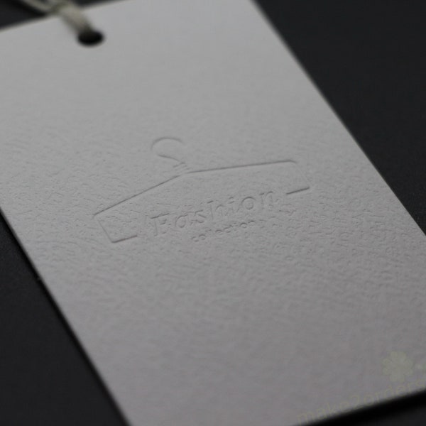 Embossed Custom Hang Tags - Etsy Embossed Custom Hang Tags - Etsy