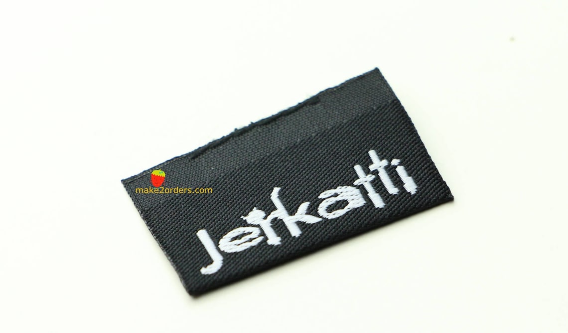 250 Custom Fabric Tags Woven Fabric Labels Custom Sewing - Etsy