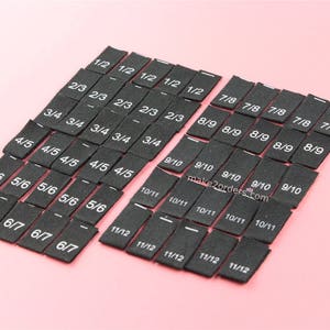 100 Tag Size Labels, Printed Clothing Tags, Tag Printing, Label Sizes ...
