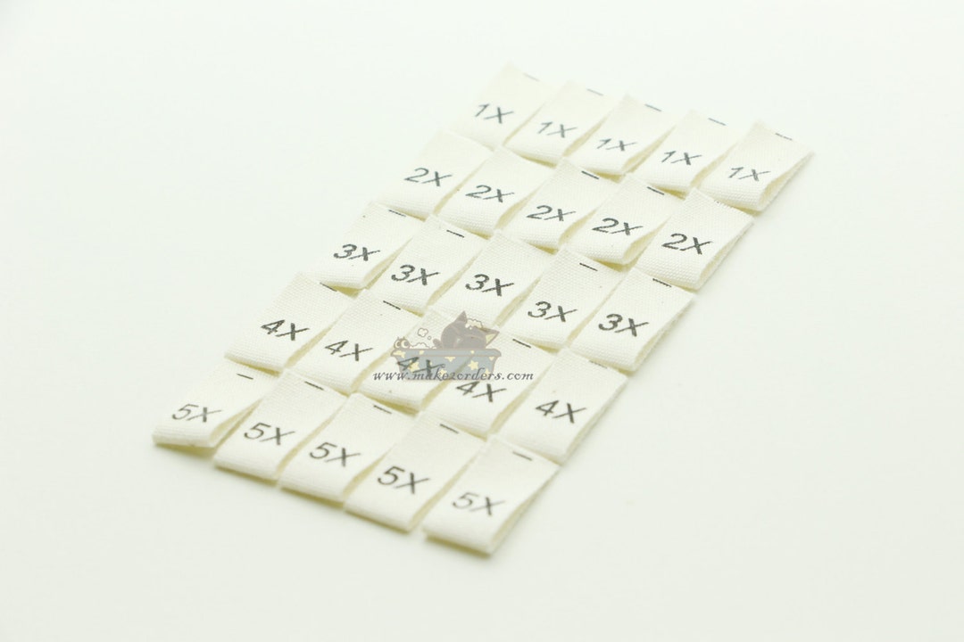 350 Size Tab, Tags for Kid, Toddler Size Labels, Sizes Label, Size Tags ...