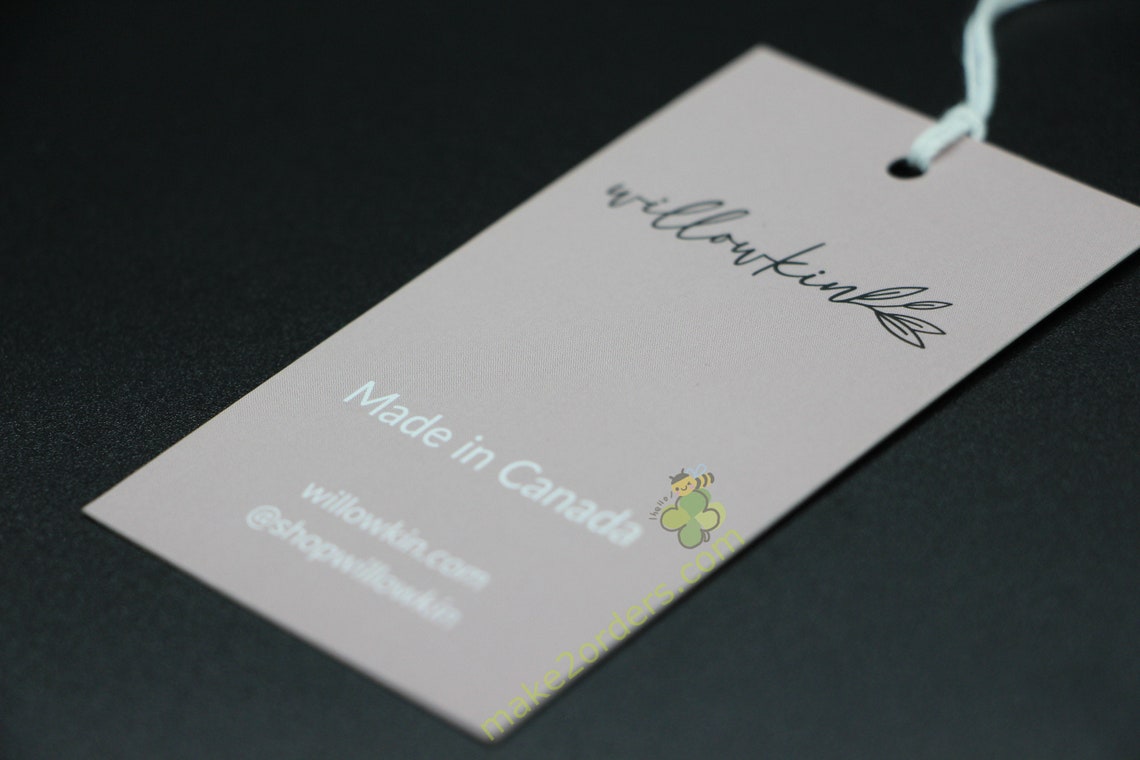 Clothing Hang Tags Custom Swing Tags Circle Labels Custom - Etsy