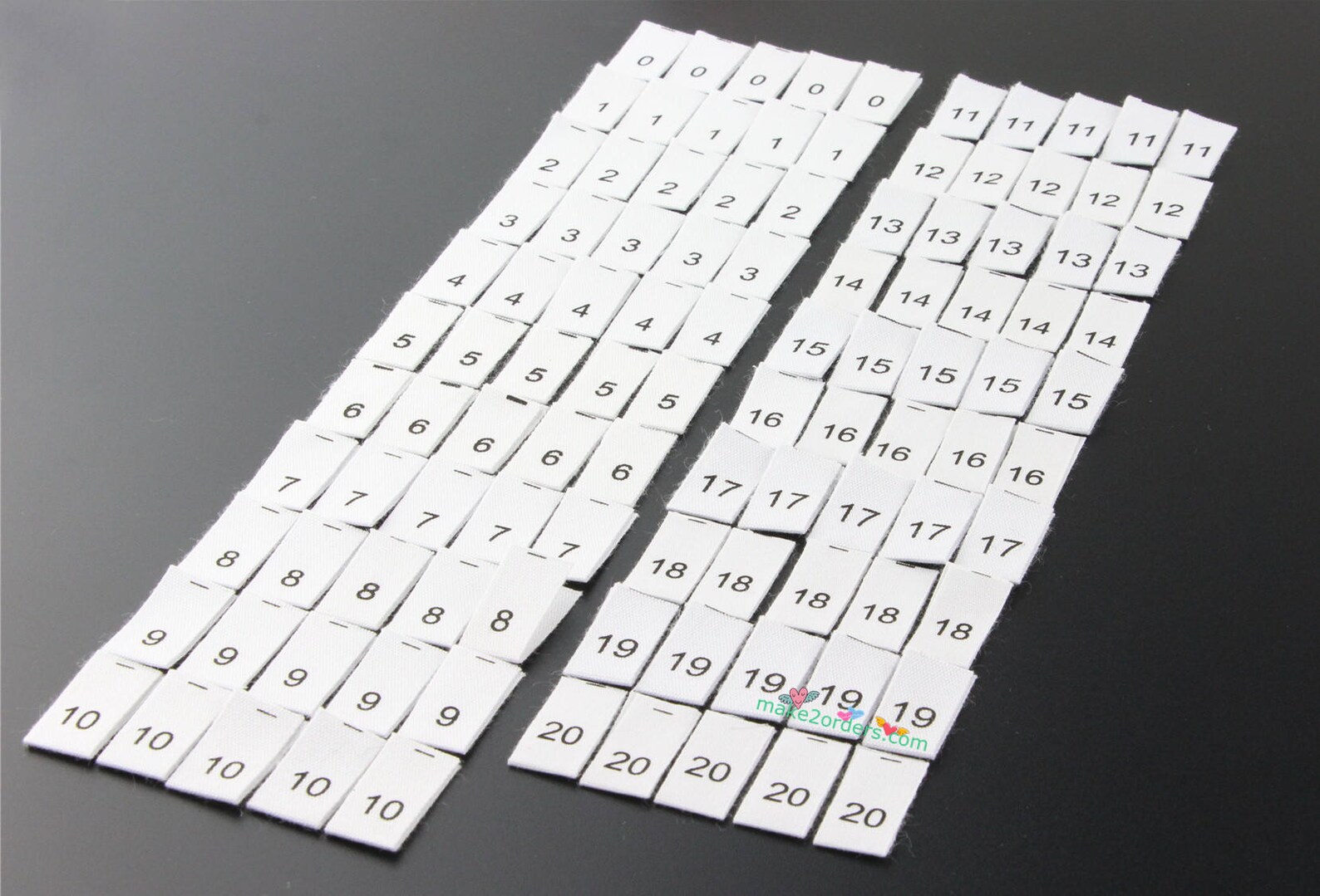 100 Tag Size Labels Printed Clothing Tags Tag Printing | Etsy