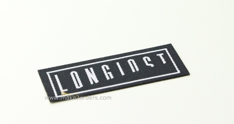 Custom Iron on Tag Iron on Labels Custom Iron On Iron on - Etsy