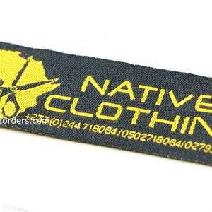 100 Custom Woven Labels Clothing Lables Clothing Tag Custom | Etsy