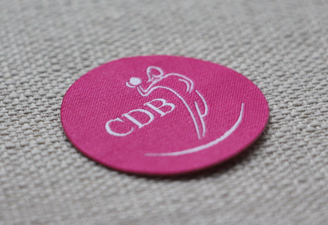 Custom Laser Cut Patch Damask Woven Patch Custom Logo Patch - Etsy