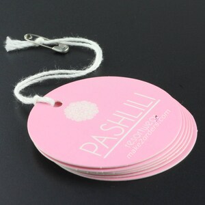 Clothing Hang Tags, Custom Swing Tags, Circle Labels, Custom Apparel ...