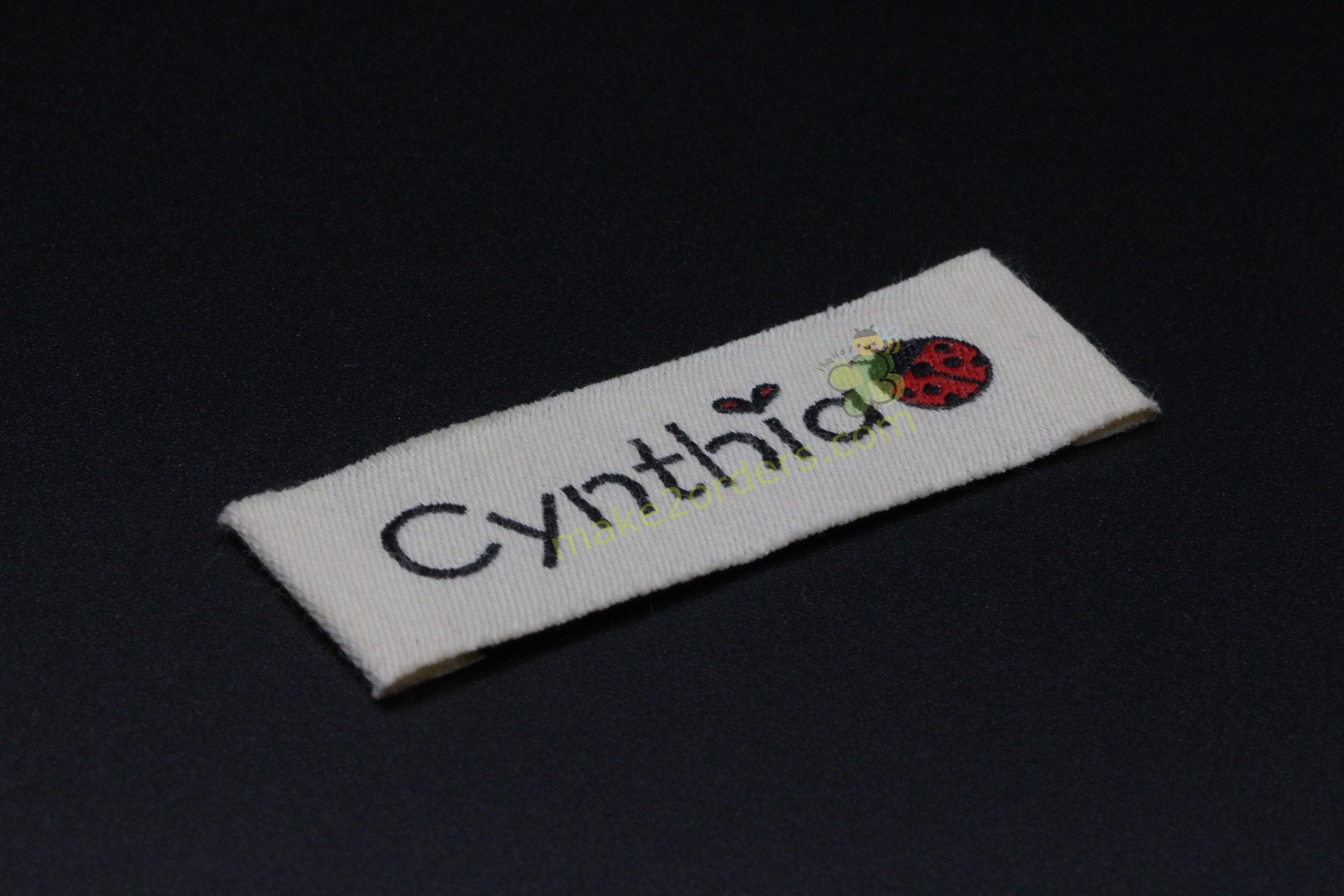Custom Woven Cotton Label Woven Cotton Logo Labels Woven - Etsy Australia