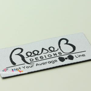 100 Iron on Custom Tag, Iron Labels, Custom Iron on Label, Iron on ...